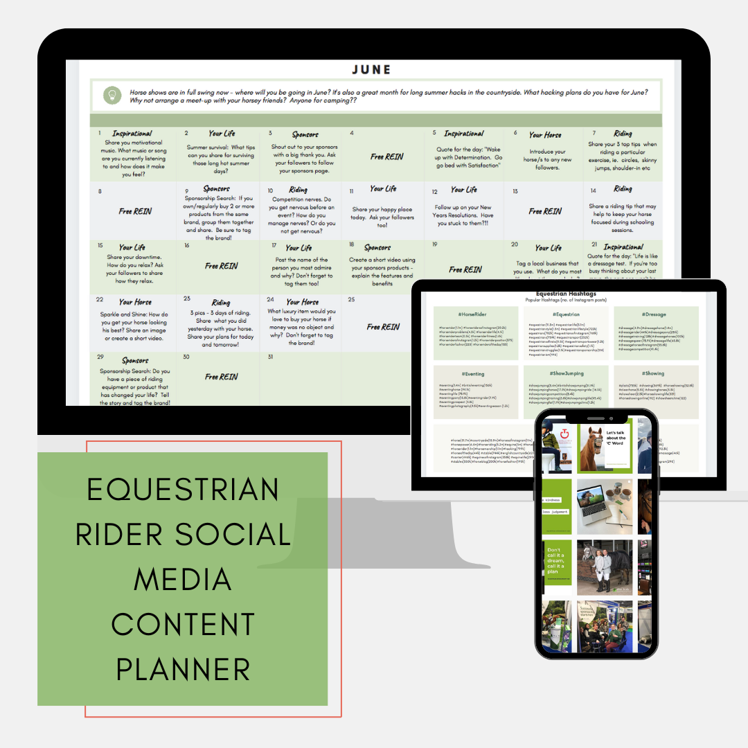 Equestrian Rider’s Social Media Content Planner *NEW for 2026 - The ...